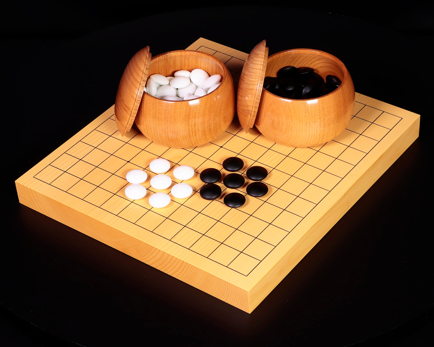 13/9-ro table Go board 3 piece set – kurokigoishiten