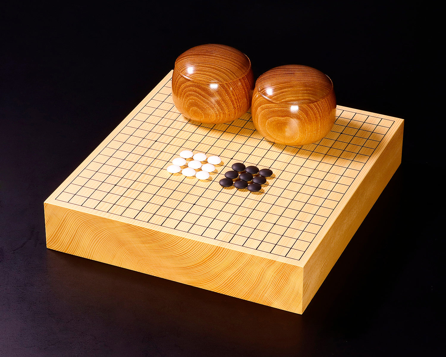 409-D15S-01 3-piece Go set for 15mm Diameter Go stone – kurokigoishiten