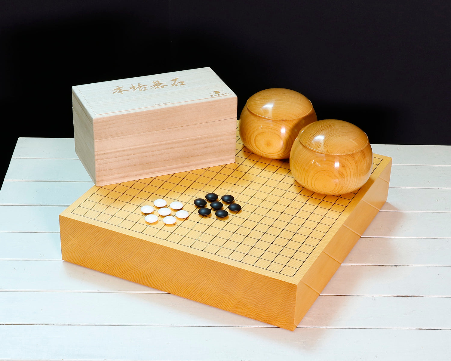Manager's Recommended 3-Piece Go Set - ⑩ Clamshell Go Stones Premium B ...