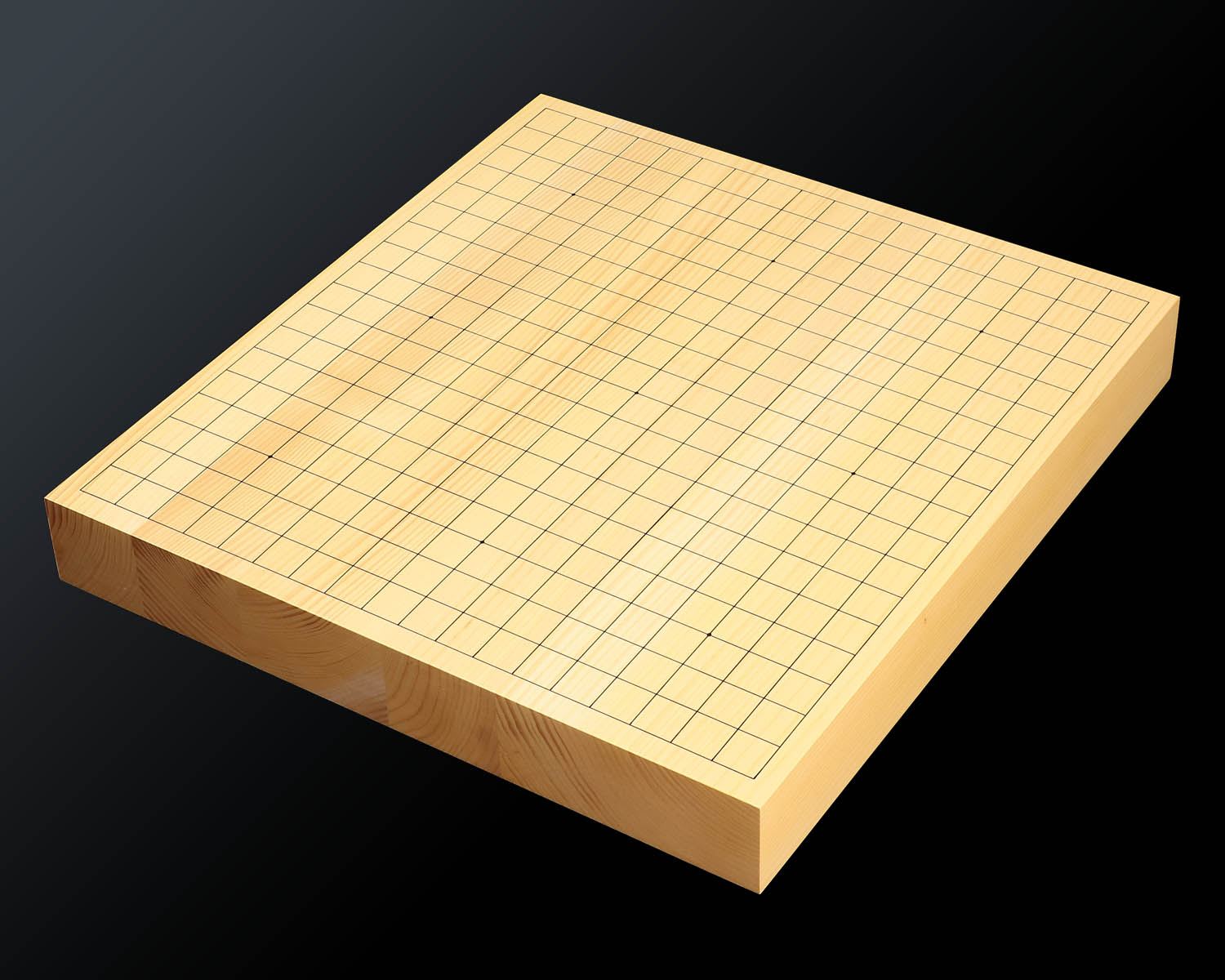 Hyuga-kaya Table Go Board Masame 1.8 Sun (about 56 mm thick) 5-piece c ...